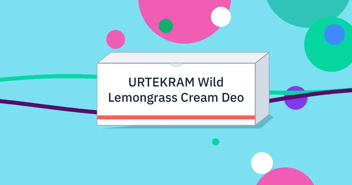 Symbolbild: Packung mit der Aufschrift URTEKRAM Wild Lemongrass Cream Deo (PZN 19478342) – Verfügbarkeit und Bezug in Apotheken in Frankfurt am Main