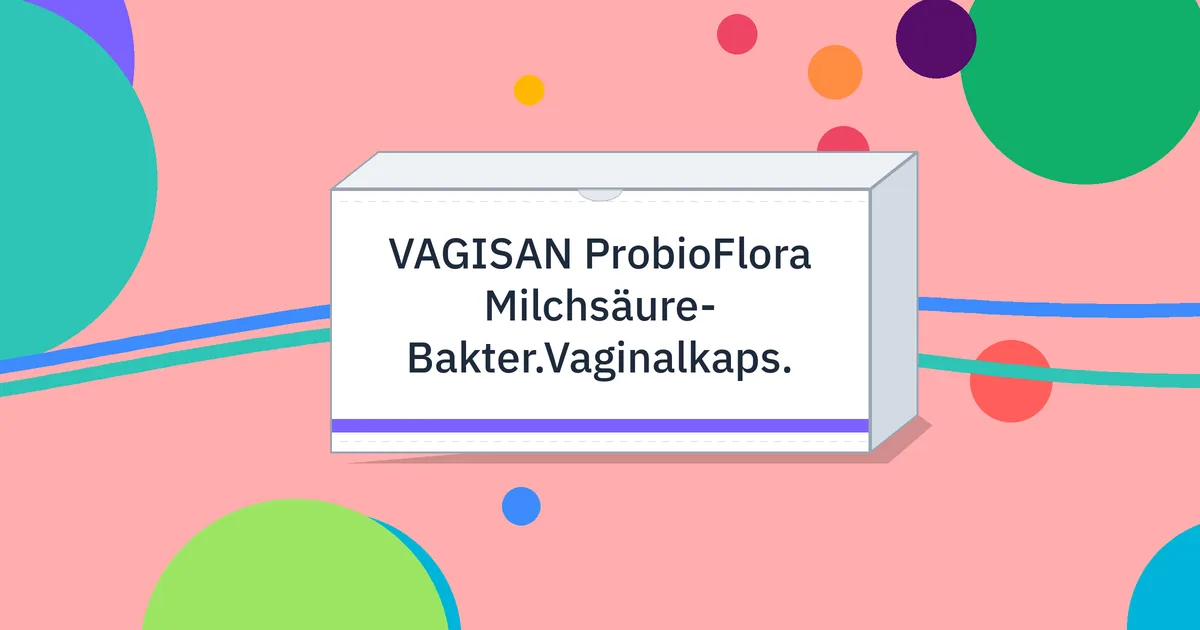Symbolbild: Packung mit der Aufschrift VAGISAN ProbioFlora Milchsäure-Bakter.Vaginalkaps. (PZN 18059672) – Verfügbarkeit und Bezug in Apotheken in Frankfurt am Main
