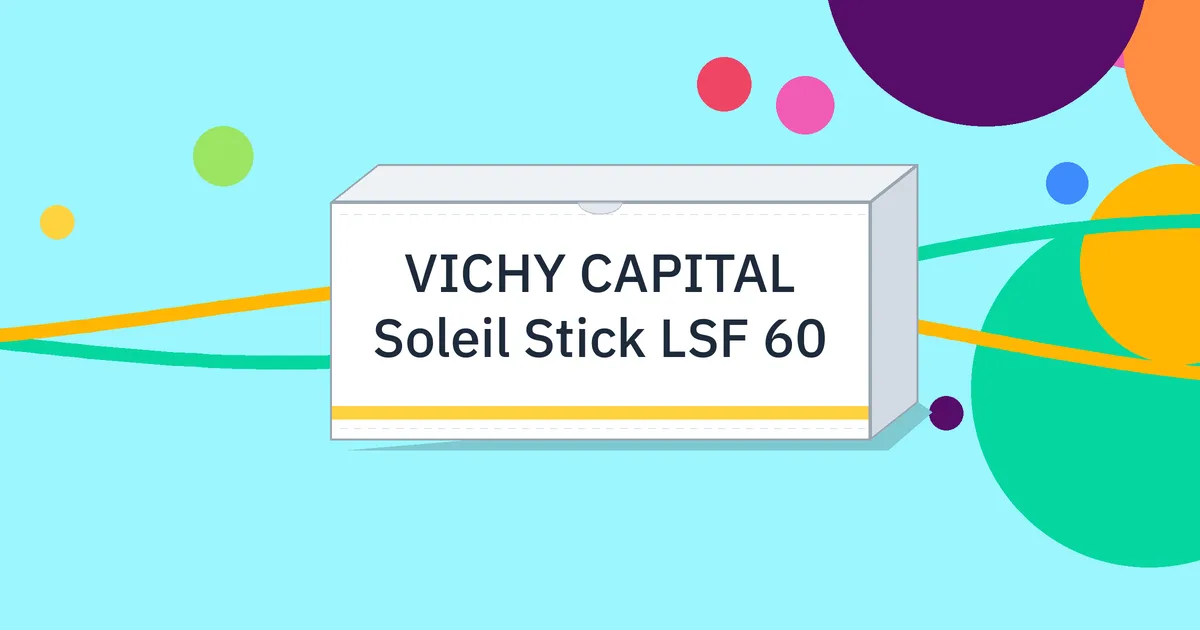 Symbolbild: Packung mit der Aufschrift VICHY CAPITAL Soleil Stick LSF 60 (PZN 00174527) – Verfügbarkeit und Bezug in Apotheken in Frankfurt am Main