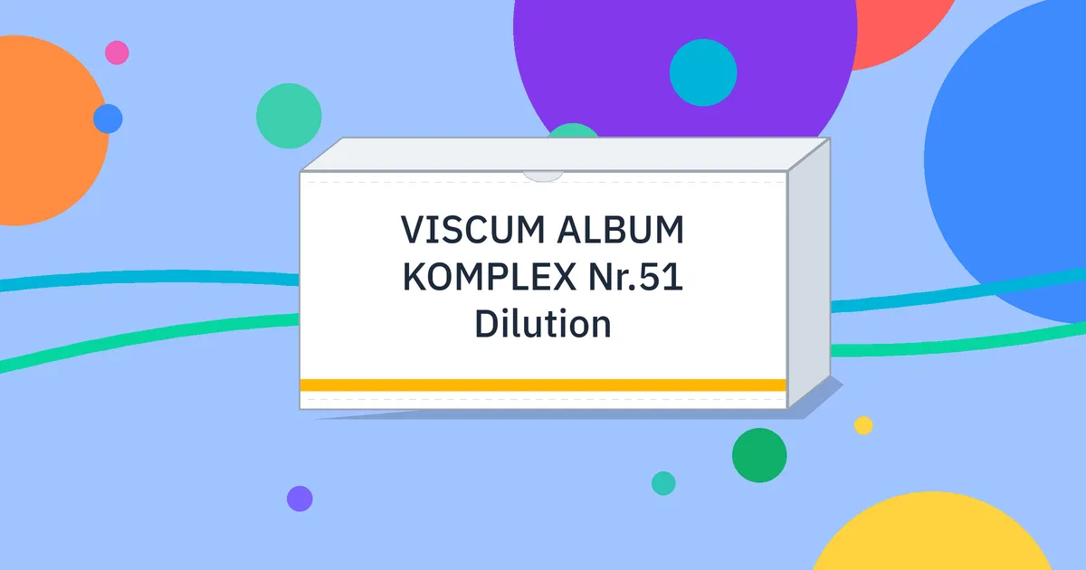 Symbolbild: Packung mit der Aufschrift VISCUM ALBUM KOMPLEX Nr.51 Dilution (PZN 01098231) – Verfügbarkeit und Bezug in Apotheken in Frankfurt am Main