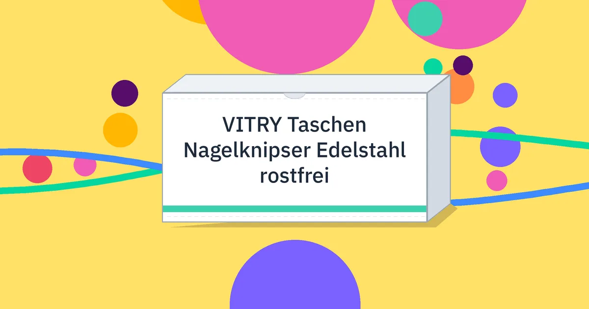Symbolbild: Packung mit der Aufschrift VITRY Taschen Nagelknipser Edelstahl rostfrei (PZN 05045467) – Verfügbarkeit und Bezug in Apotheken in Frankfurt am Main