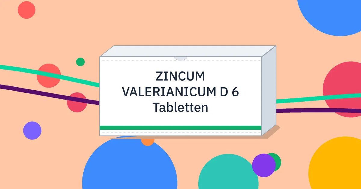 Symbolbild: Packung mit der Aufschrift ZINCUM VALERIANICUM D 6 Tabletten (PZN 01789395) – Verfügbarkeit und Bezug in Apotheken in Frankfurt am Main