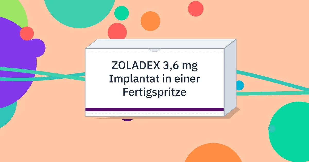 Symbolbild: Packung mit der Aufschrift ZOLADEX 3,6 mg Implantat in einer Fertigspritze (PZN 04906861) – Verfügbarkeit und Bezug in Apotheken in Frankfurt am Main