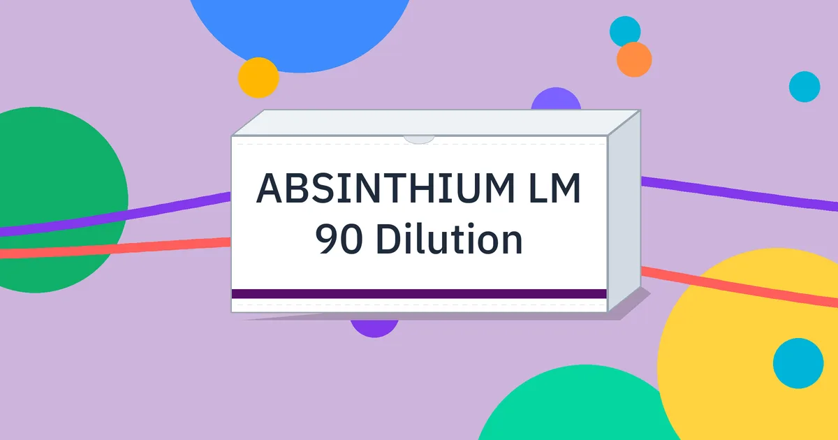 Symbolbild: Packung mit der Aufschrift ABSINTHIUM LM 90 Dilution (PZN 13261966) – Verfügbarkeit und Bezug in Apotheken in Frankfurt am Main