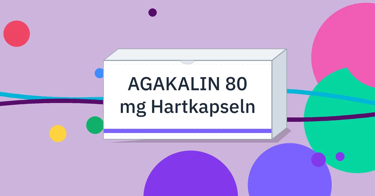 Symbolbild: Packung mit der Aufschrift AGAKALIN 80 mg Hartkapseln (PZN 19521167) – Verfügbarkeit und Bezug in Apotheken in Frankfurt am Main