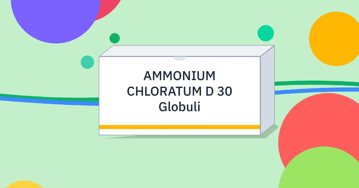 Symbolbild: Packung mit der Aufschrift AMMONIUM CHLORATUM D 30 Globuli (PZN 04992056) – Verfügbarkeit und Bezug in Apotheken in Frankfurt am Main