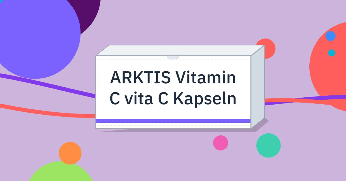 Symbolbild: Packung mit der Aufschrift ARKTIS Vitamin C vita C Kapseln (PZN 16024497) – Verfügbarkeit und Bezug in Apotheken in Frankfurt am Main