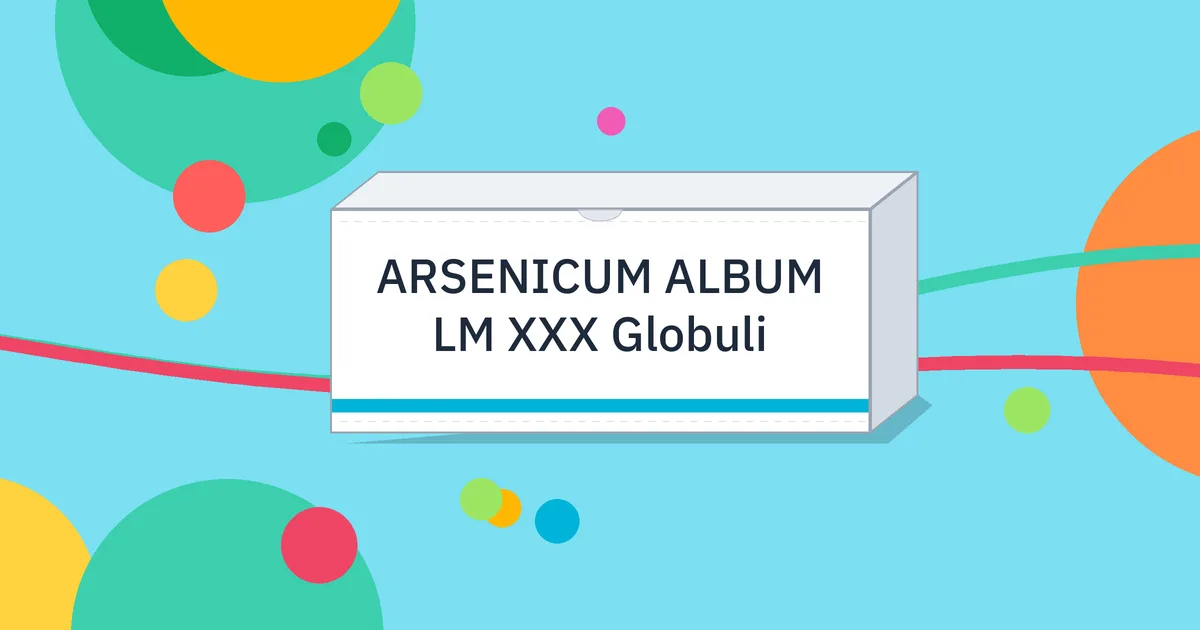 Symbolbild: Packung mit der Aufschrift ARSENICUM ALBUM LM XXX Globuli (PZN 02676865) – Verfügbarkeit und Bezug in Apotheken in Frankfurt am Main