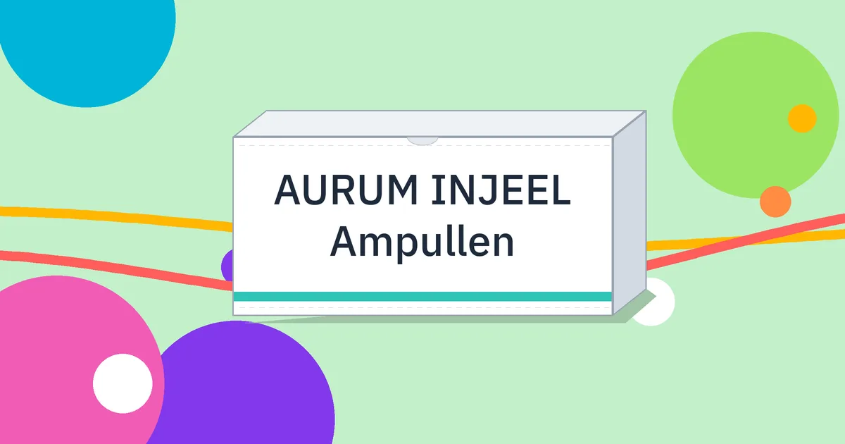 Symbolbild: Packung mit der Aufschrift AURUM INJEEL Ampullen (PZN 00091468) – Verfügbarkeit und Bezug in Apotheken in Frankfurt am Main