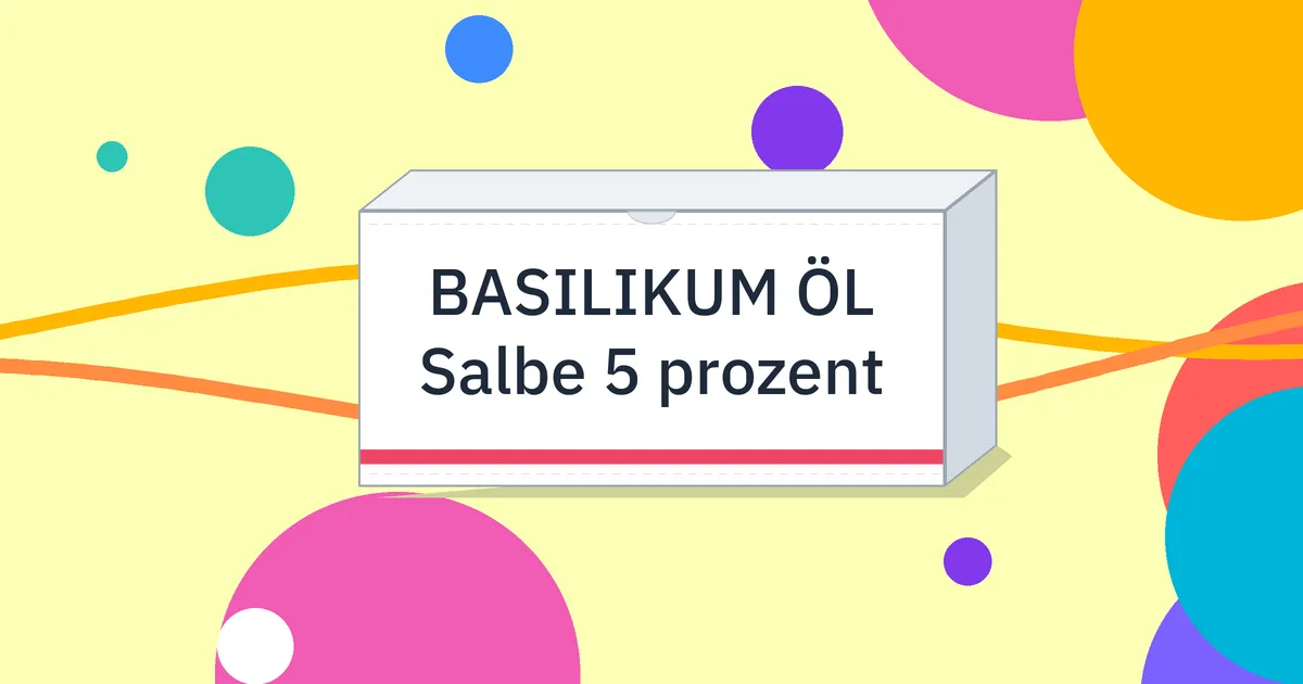 Symbolbild: Packung mit der Aufschrift BASILIKUM ÖL Salbe 5 prozent (PZN 18179933) – Verfügbarkeit und Bezug in Apotheken in Frankfurt am Main