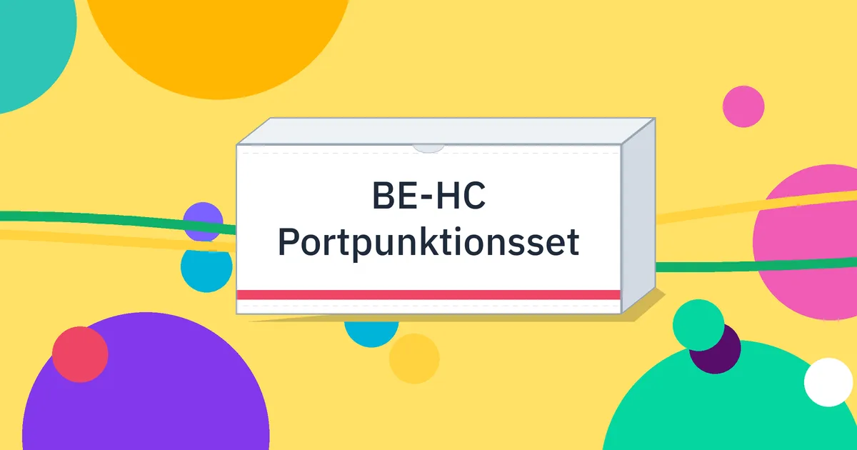 Symbolbild: Packung mit der Aufschrift BE-HC Portpunktionsset (PZN 18242318) – Verfügbarkeit und Bezug in Apotheken in Frankfurt am Main