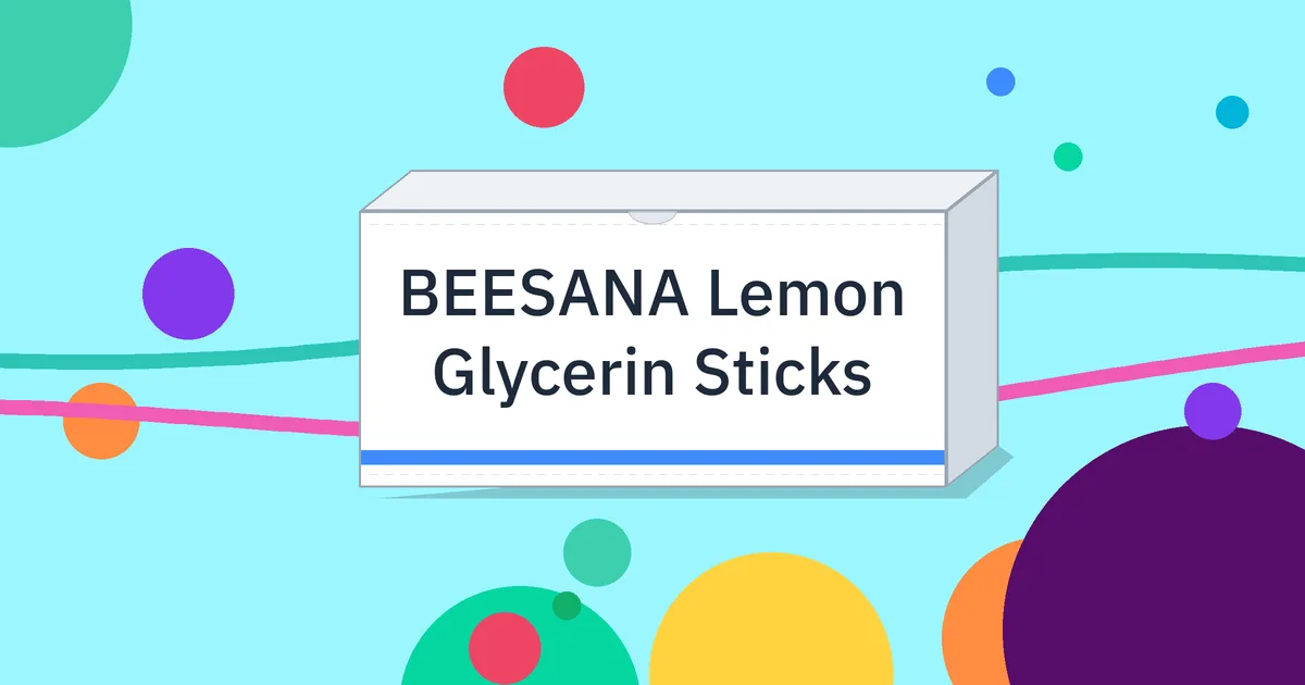 Symbolbild: Packung mit der Aufschrift BEESANA Lemon Glycerin Sticks (PZN 03916886) – Verfügbarkeit und Bezug in Apotheken in Frankfurt am Main