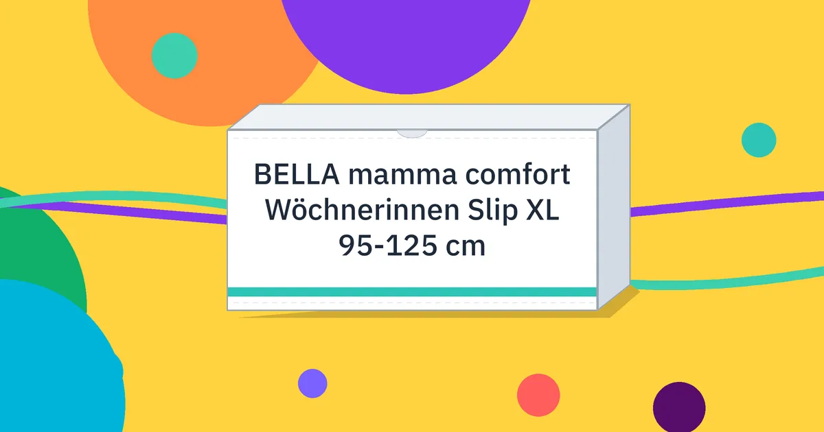 Symbolbild: Packung mit der Aufschrift BELLA mamma comfort Wöchnerinnen Slip XL 95-125 cm (PZN 19197726) – Verfügbarkeit und Bezug in Apotheken in Frankfurt am Main