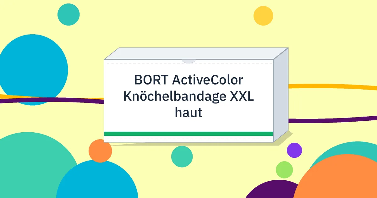 Symbolbild: Packung mit der Aufschrift BORT ActiveColor Knöchelbandage XXL haut (PZN 00238813) – Verfügbarkeit und Bezug in Apotheken in Frankfurt am Main