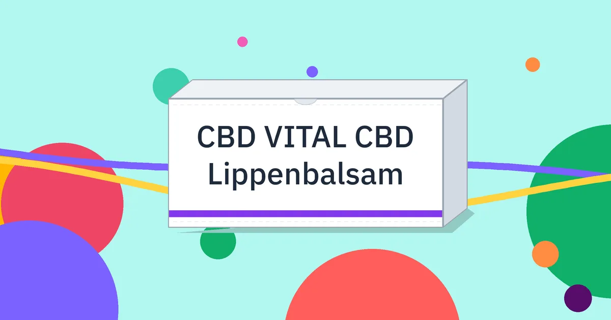Symbolbild: Packung mit der Aufschrift CBD VITAL CBD Lippenbalsam (PZN 17241297) – Verfügbarkeit und Bezug in Apotheken in Frankfurt am Main