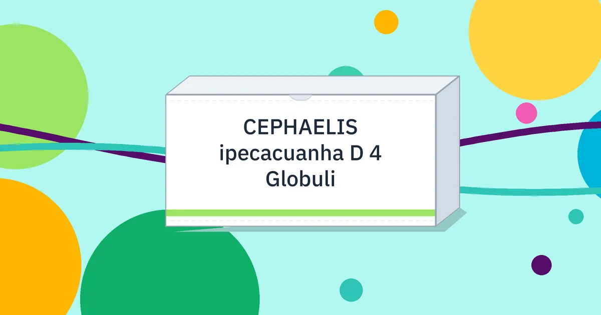 Symbolbild: Packung mit der Aufschrift CEPHAELIS ipecacuanha D 4 Globuli (PZN 11555586) – Verfügbarkeit und Bezug in Apotheken in Frankfurt am Main