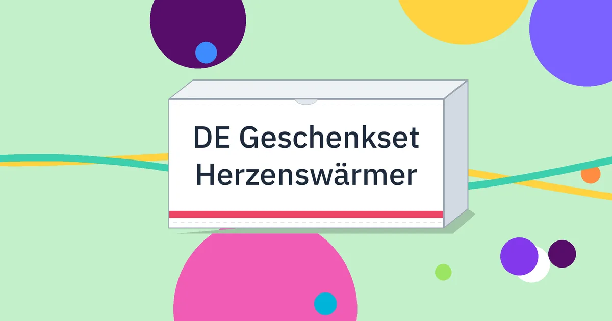 Symbolbild: Packung mit der Aufschrift DE Geschenkset Herzenswärmer (PZN 18756046) – Verfügbarkeit und Bezug in Apotheken in Frankfurt am Main