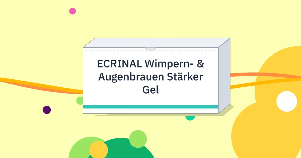 Symbolbild: Packung mit der Aufschrift ECRINAL Wimpern- & Augenbrauen Stärker Gel (PZN 11222146) – Verfügbarkeit und Bezug in Apotheken in Frankfurt am Main