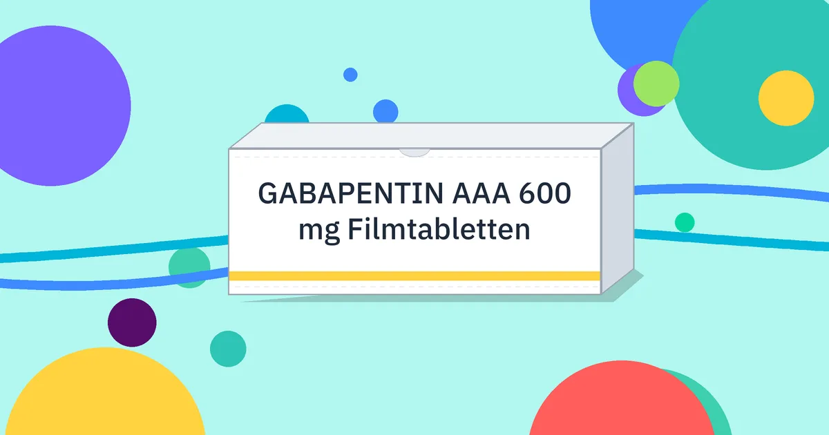 Symbolbild: Packung mit der Aufschrift GABAPENTIN AAA 600 mg Filmtabletten (PZN 02161084) – Verfügbarkeit und Bezug in Apotheken in Frankfurt am Main