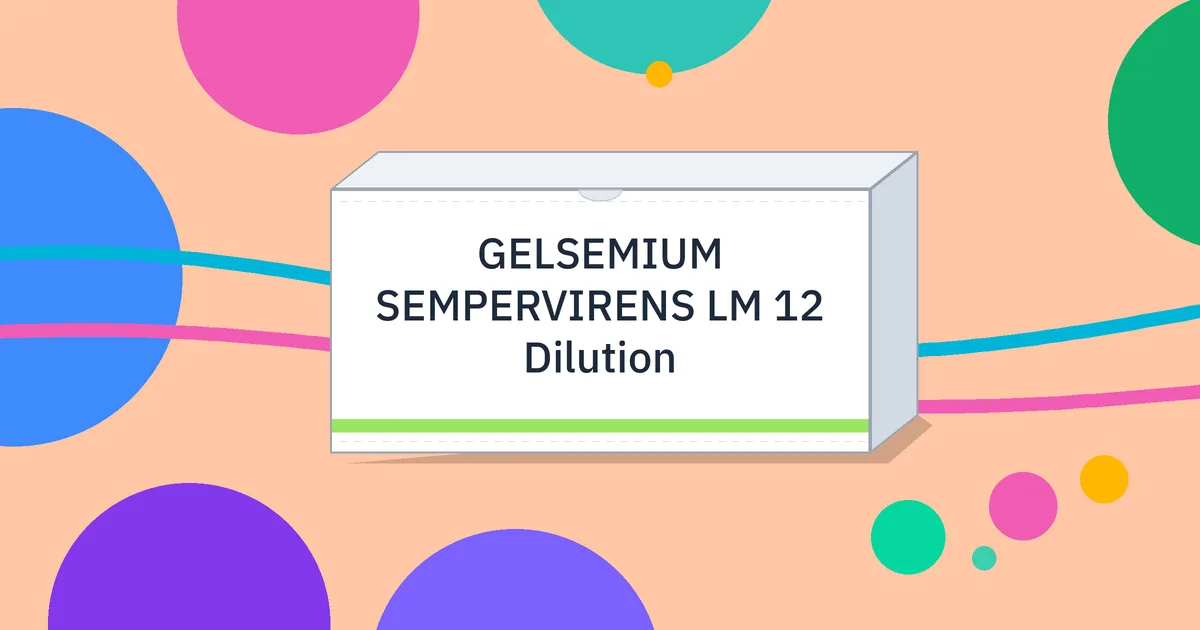 Symbolbild: Packung mit der Aufschrift GELSEMIUM SEMPERVIRENS LM 12 Dilution (PZN 02602080) – Verfügbarkeit und Bezug in Apotheken in Frankfurt am Main