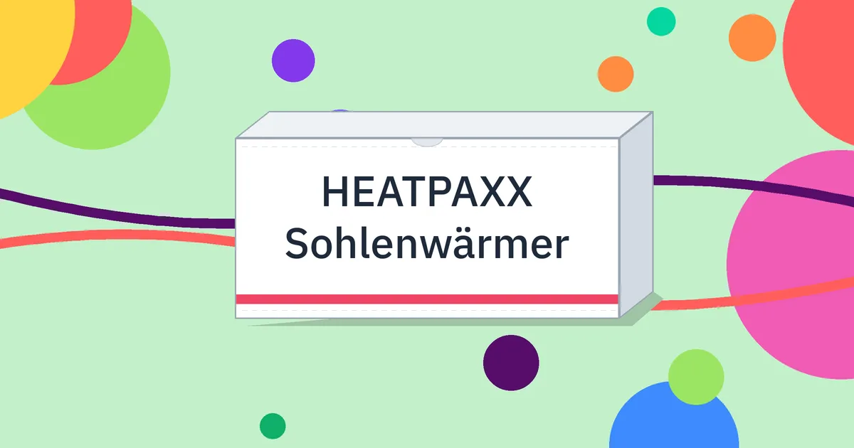 Symbolbild: Packung mit der Aufschrift HEATPAXX Sohlenwärmer (PZN 10711179) – Verfügbarkeit und Bezug in Apotheken in Frankfurt am Main