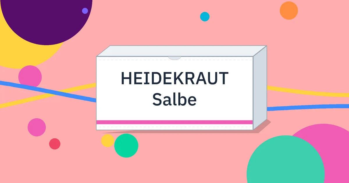 Symbolbild: Packung mit der Aufschrift HEIDEKRAUT Salbe (PZN 18780843) – Verfügbarkeit und Bezug in Apotheken in Frankfurt am Main