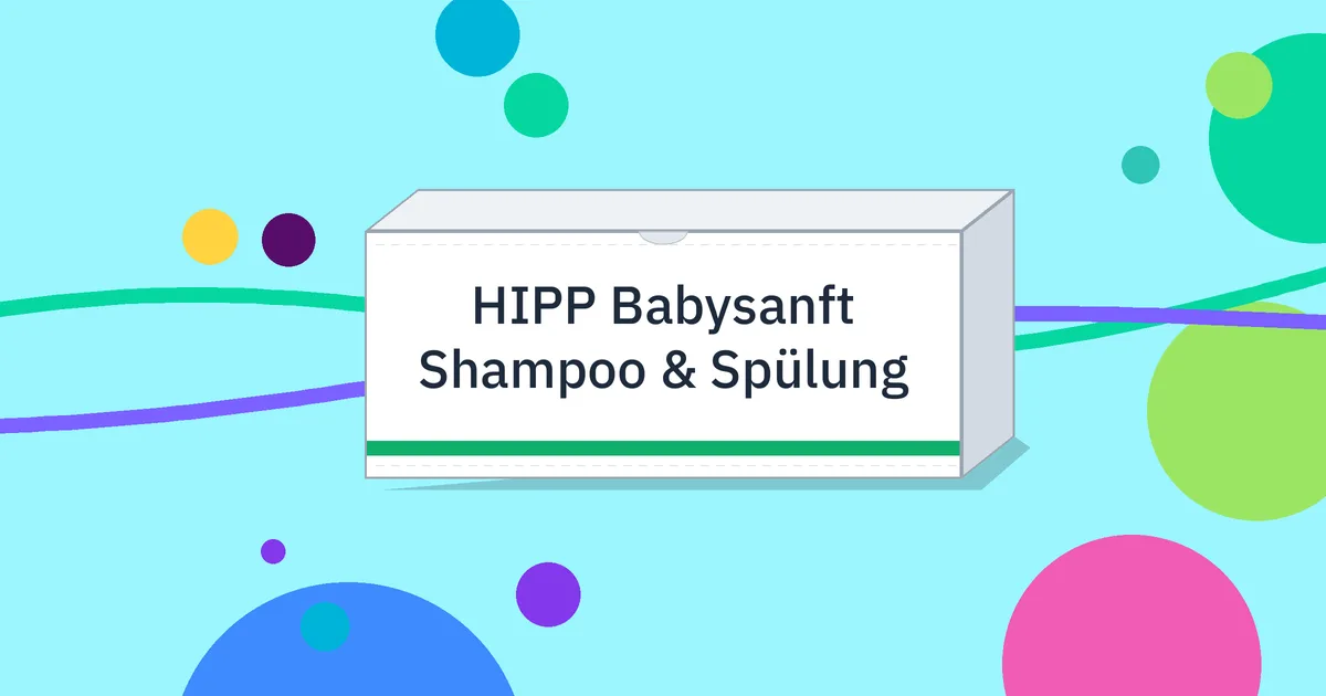 Symbolbild: Packung mit der Aufschrift HIPP Babysanft Shampoo & Spülung (PZN 17945644) – Verfügbarkeit und Bezug in Apotheken in Frankfurt am Main