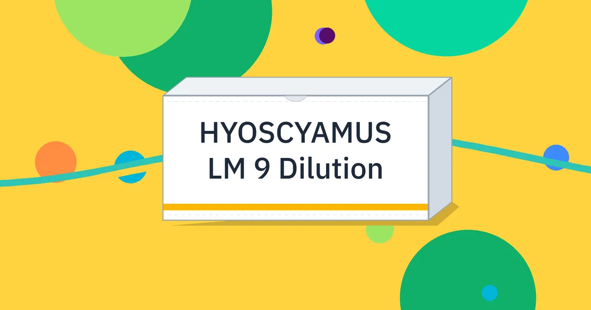 Symbolbild: Packung mit der Aufschrift HYOSCYAMUS LM 9 Dilution (PZN 12890536) – Verfügbarkeit und Bezug in Apotheken in Frankfurt am Main