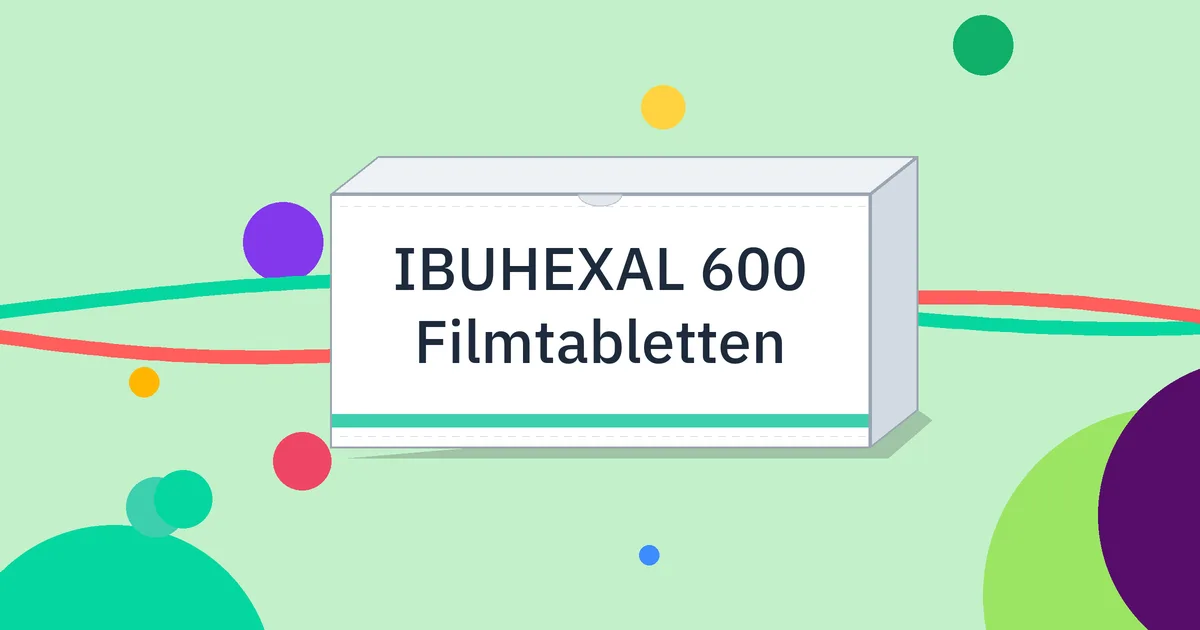 Symbolbild: Packung mit der Aufschrift IBUHEXAL 600 Filmtabletten (PZN 03674118) – Verfügbarkeit und Bezug in Apotheken in Frankfurt am Main
