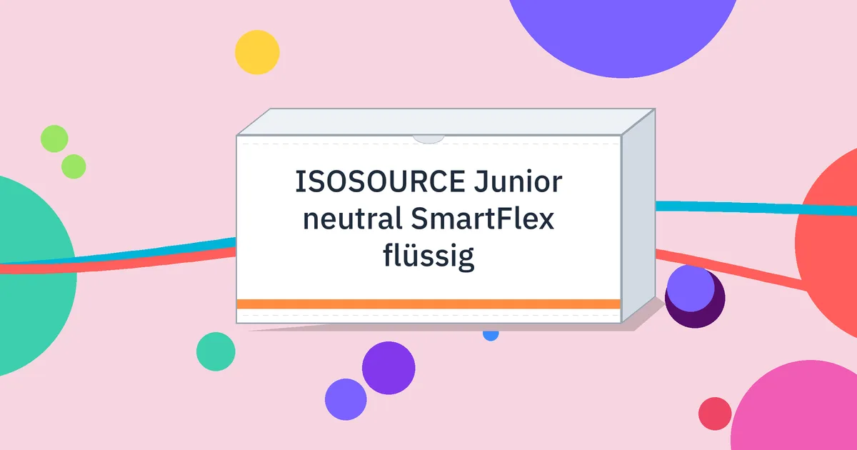 Symbolbild: Packung mit der Aufschrift ISOSOURCE Junior neutral SmartFlex flüssig (PZN 19491331) – Verfügbarkeit und Bezug in Apotheken in Frankfurt am Main