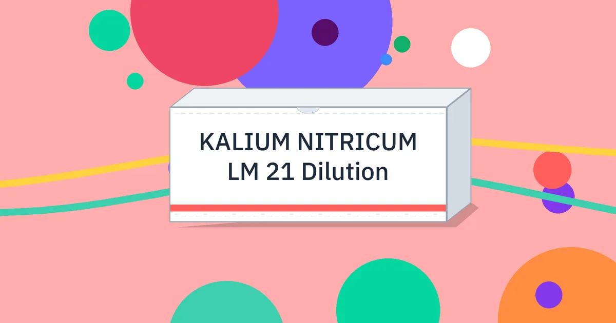Symbolbild: Packung mit der Aufschrift KALIUM NITRICUM LM 21 Dilution (PZN 12923299) – Verfügbarkeit und Bezug in Apotheken in Frankfurt am Main