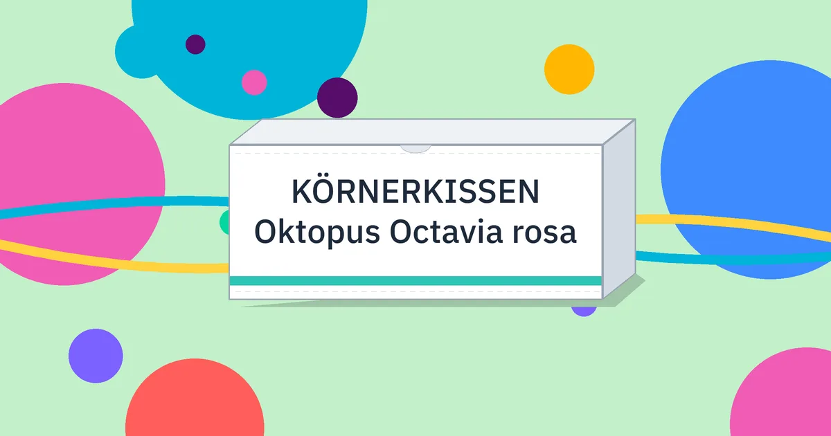 Symbolbild: Packung mit der Aufschrift KÖRNERKISSEN Oktopus Octavia rosa (PZN 19392758) – Verfügbarkeit und Bezug in Apotheken in Frankfurt am Main