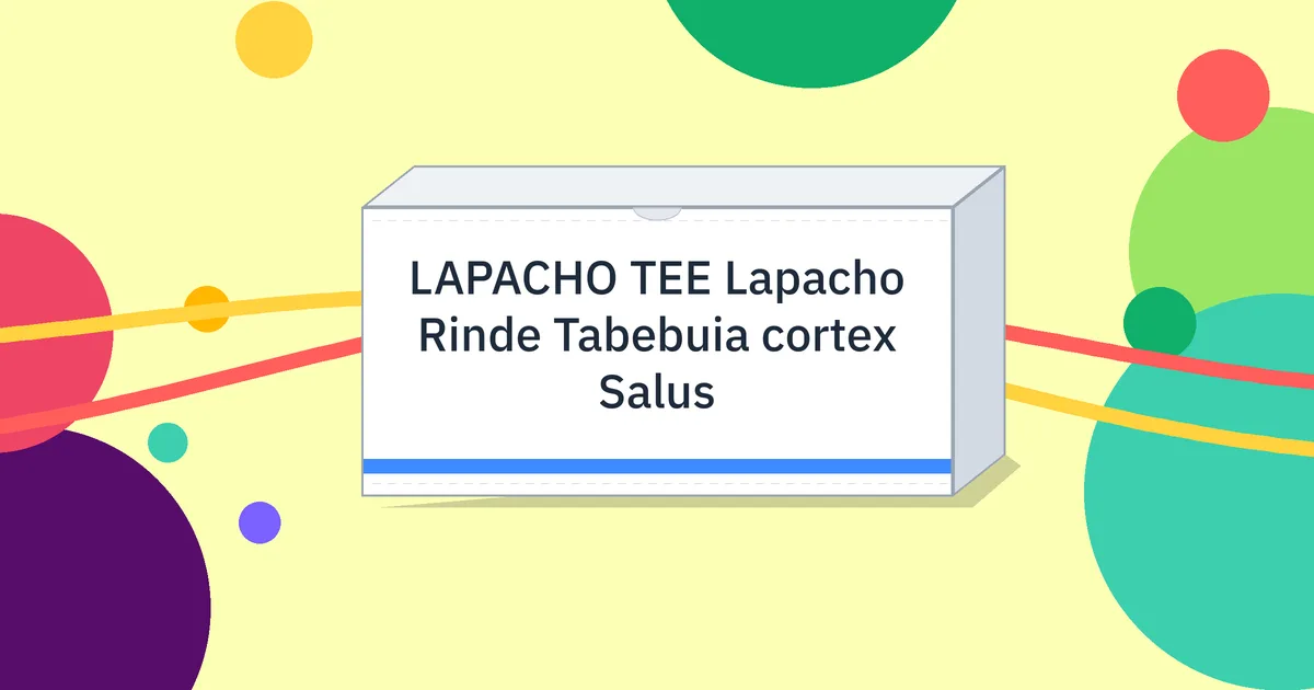 Symbolbild: Packung mit der Aufschrift LAPACHO TEE Lapacho Rinde Tabebuia cortex Salus (PZN 00251506) – Verfügbarkeit und Bezug in Apotheken in Frankfurt am Main