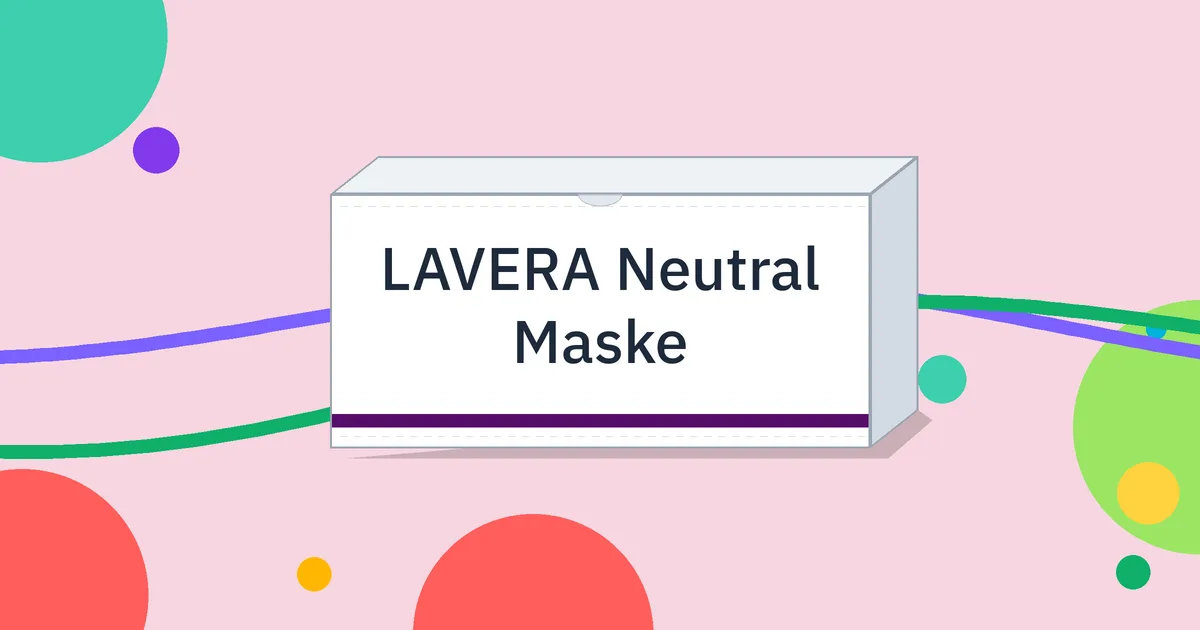 Symbolbild: Packung mit der Aufschrift LAVERA Neutral Maske (PZN 14024582) – Verfügbarkeit und Bezug in Apotheken in Frankfurt am Main
