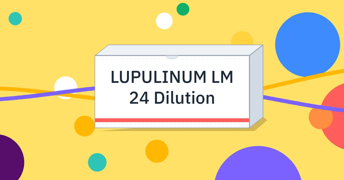 Symbolbild: Packung mit der Aufschrift LUPULINUM LM 24 Dilution (PZN 13536771) – Verfügbarkeit und Bezug in Apotheken in Frankfurt am Main