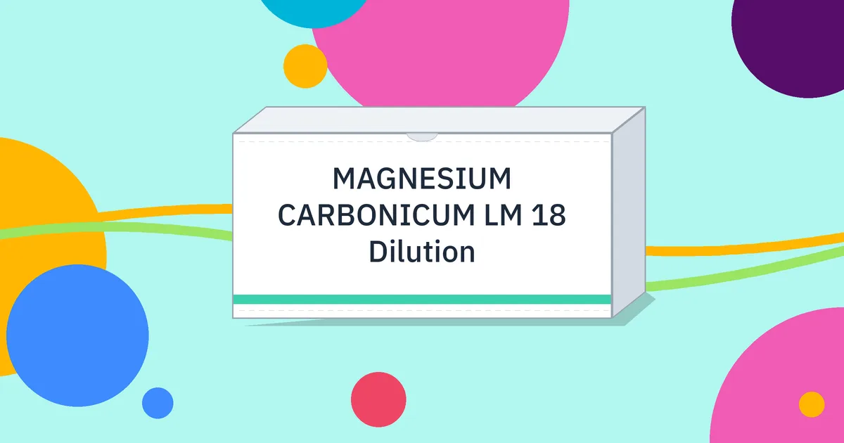 Symbolbild: Packung mit der Aufschrift MAGNESIUM CARBONICUM LM 18 Dilution (PZN 07540900) – Verfügbarkeit und Bezug in Apotheken in Frankfurt am Main