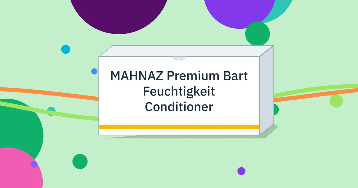Symbolbild: Packung mit der Aufschrift MAHNAZ Premium Bart Feuchtigkeit Conditioner (PZN 12346146) – Verfügbarkeit und Bezug in Apotheken in Frankfurt am Main