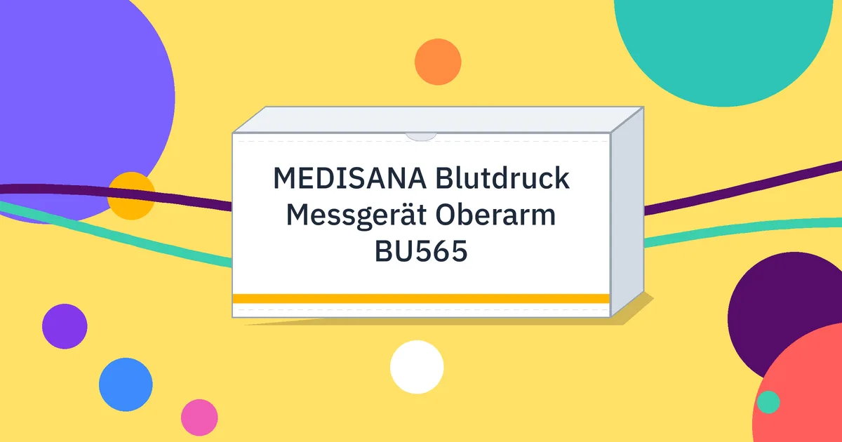 Symbolbild: Packung mit der Aufschrift MEDISANA Blutdruck Messgerät Oberarm BU565 (PZN 19834707) – Verfügbarkeit und Bezug in Apotheken in Frankfurt am Main