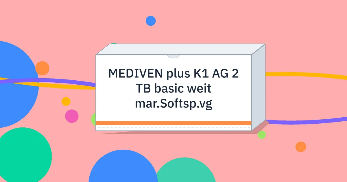 Symbolbild: Packung mit der Aufschrift MEDIVEN plus K1 AG 2 TB basic weit mar.Softsp.vg (PZN 15058175) – Verfügbarkeit und Bezug in Apotheken in Frankfurt am Main