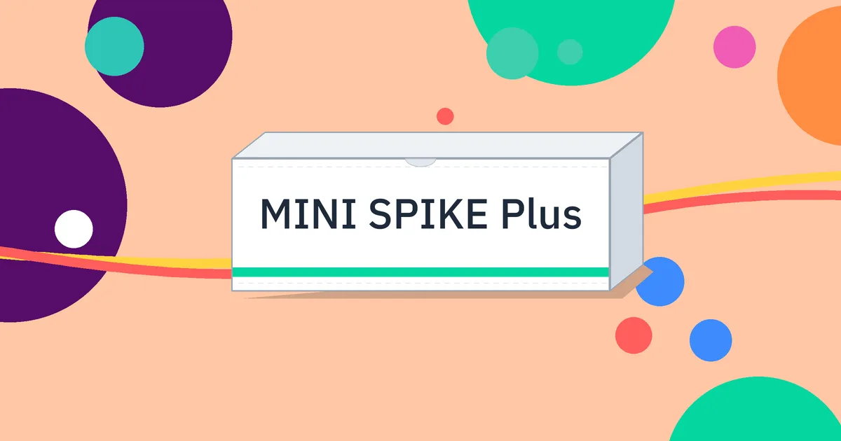 Symbolbild: Packung mit der Aufschrift MINI SPIKE Plus (PZN 07423488) – Verfügbarkeit und Bezug in Apotheken in Frankfurt am Main