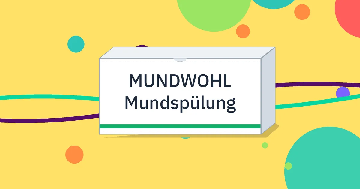 Symbolbild: Packung mit der Aufschrift MUNDWOHL Mundspülung (PZN 16795154) – Verfügbarkeit und Bezug in Apotheken in Frankfurt am Main