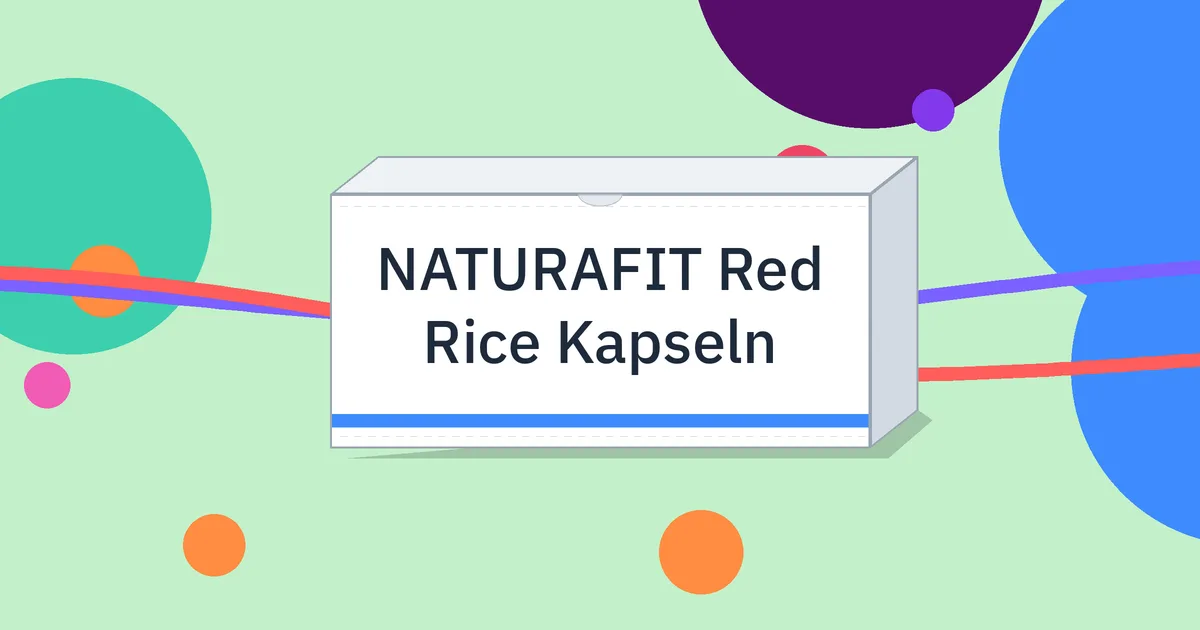 Symbolbild: Packung mit der Aufschrift NATURAFIT Red Rice Kapseln (PZN 12516312) – Verfügbarkeit und Bezug in Apotheken in Frankfurt am Main