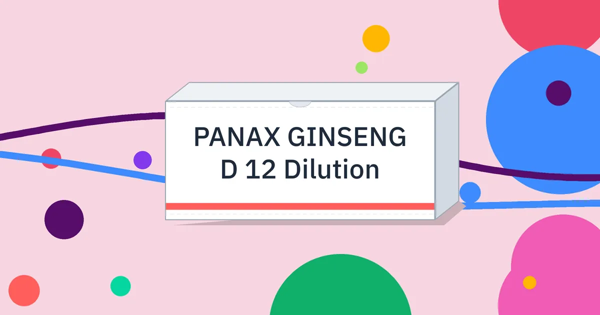 Symbolbild: Packung mit der Aufschrift PANAX GINSENG D 12 Dilution (PZN 07176535) – Verfügbarkeit und Bezug in Apotheken in Frankfurt am Main