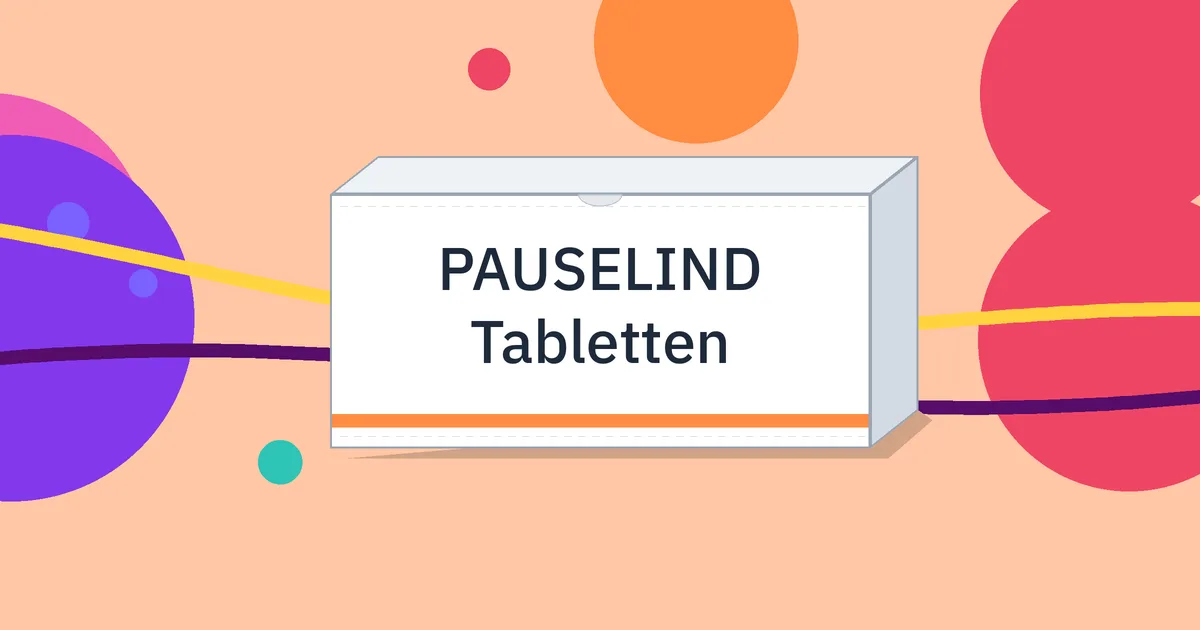 Symbolbild: Packung mit der Aufschrift PAUSELIND Tabletten (PZN 19208430) – Verfügbarkeit und Bezug in Apotheken in Frankfurt am Main