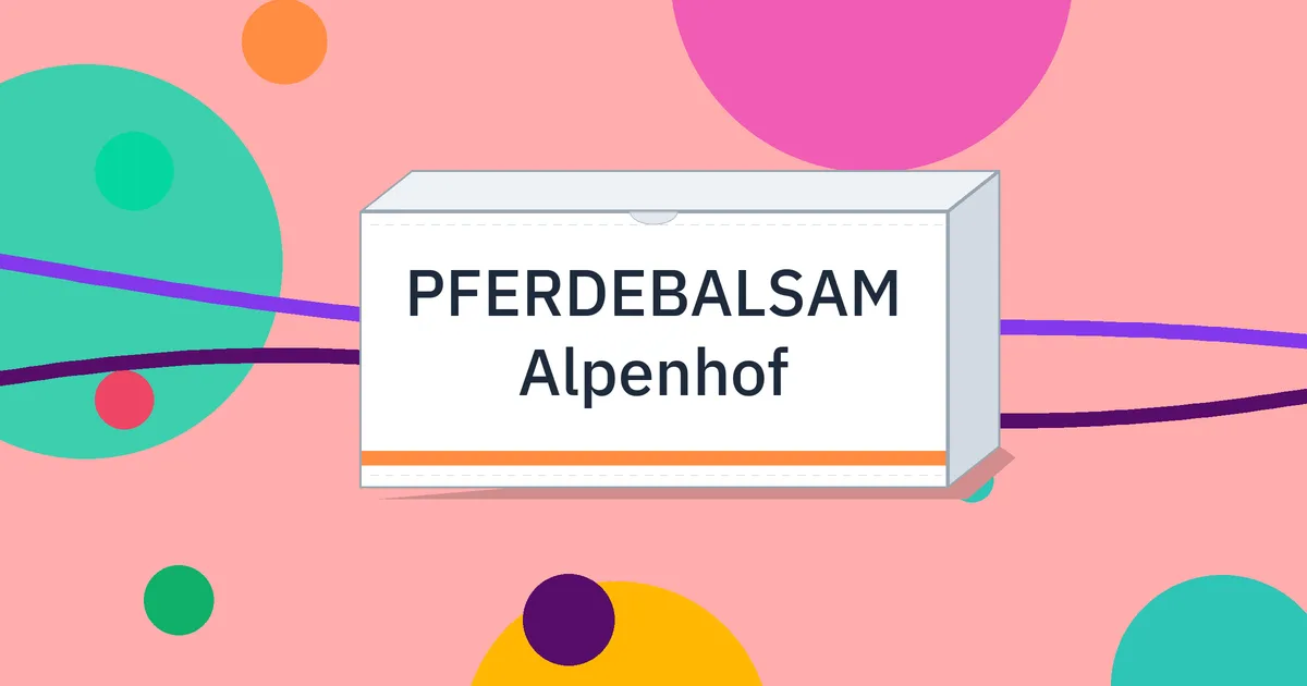 Symbolbild: Packung mit der Aufschrift PFERDEBALSAM Alpenhof (PZN 18661914) – Verfügbarkeit und Bezug in Apotheken in Frankfurt am Main