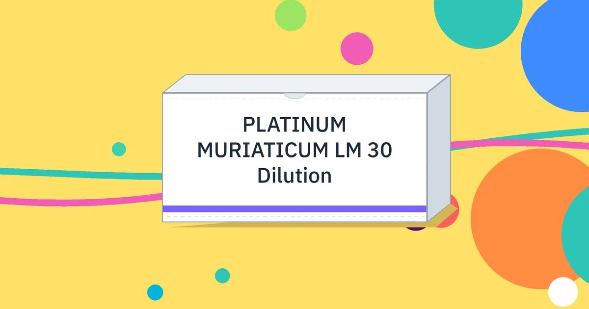 Symbolbild: Packung mit der Aufschrift PLATINUM MURIATICUM LM 30 Dilution (PZN 13648263) – Verfügbarkeit und Bezug in Apotheken in Frankfurt am Main