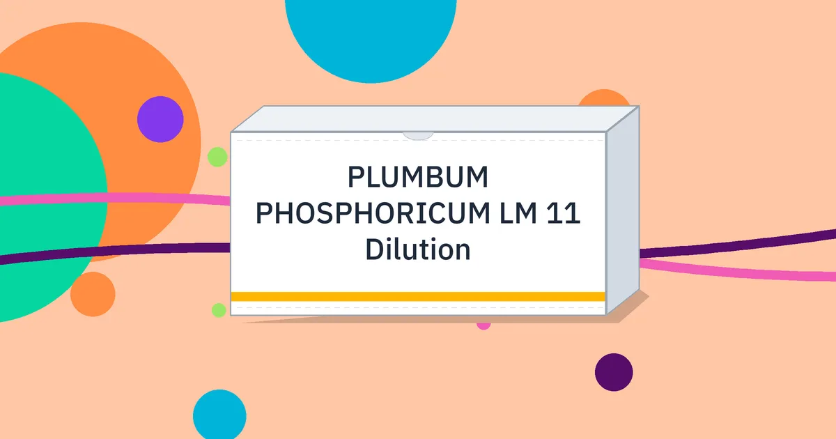 Symbolbild: Packung mit der Aufschrift PLUMBUM PHOSPHORICUM LM 11 Dilution (PZN 13042477) – Verfügbarkeit und Bezug in Apotheken in Frankfurt am Main