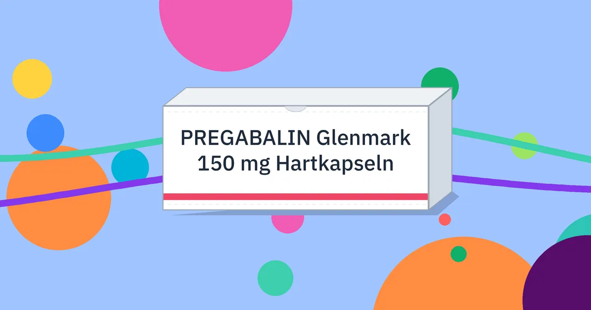 Symbolbild: Packung mit der Aufschrift PREGABALIN Glenmark 150 mg Hartkapseln (PZN 20107473) – Verfügbarkeit und Bezug in Apotheken in Frankfurt am Main