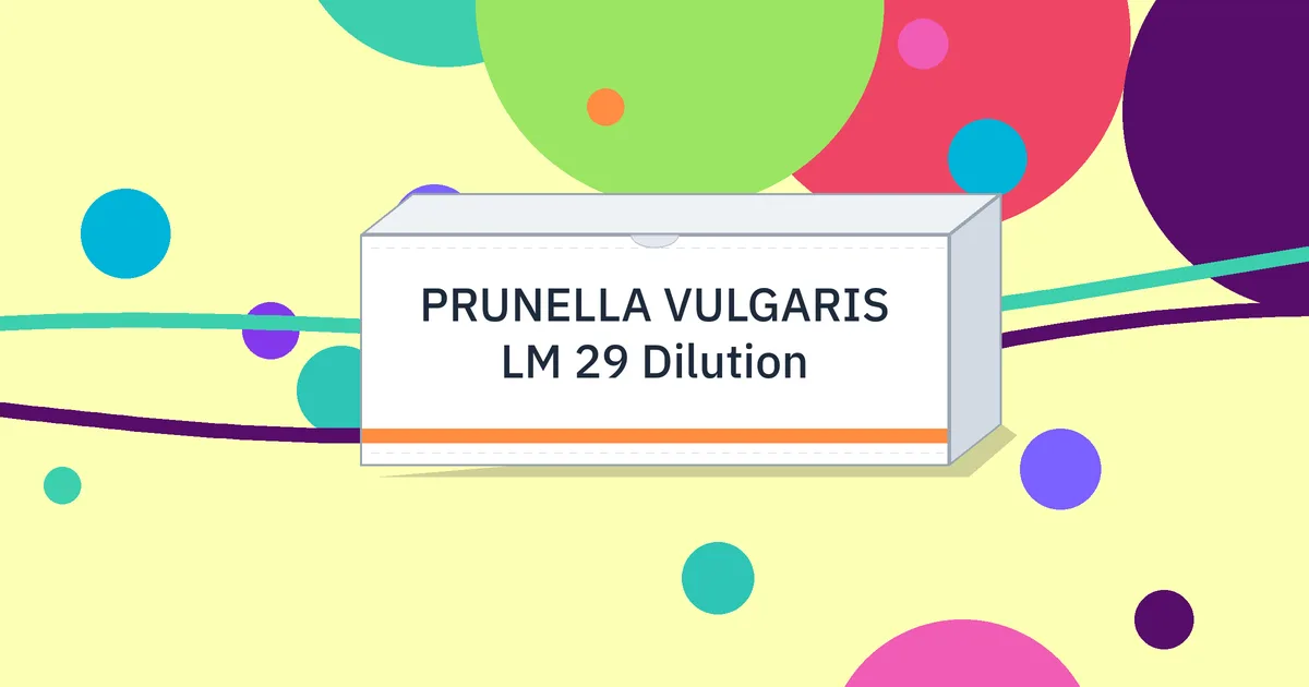 Symbolbild: Packung mit der Aufschrift PRUNELLA VULGARIS LM 29 Dilution (PZN 13669124) – Verfügbarkeit und Bezug in Apotheken in Frankfurt am Main