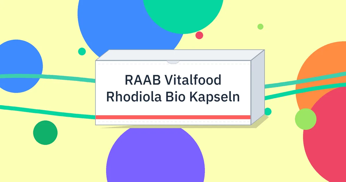 Symbolbild: Packung mit der Aufschrift RAAB Vitalfood Rhodiola Bio Kapseln (PZN 19305558) – Verfügbarkeit und Bezug in Apotheken in Frankfurt am Main